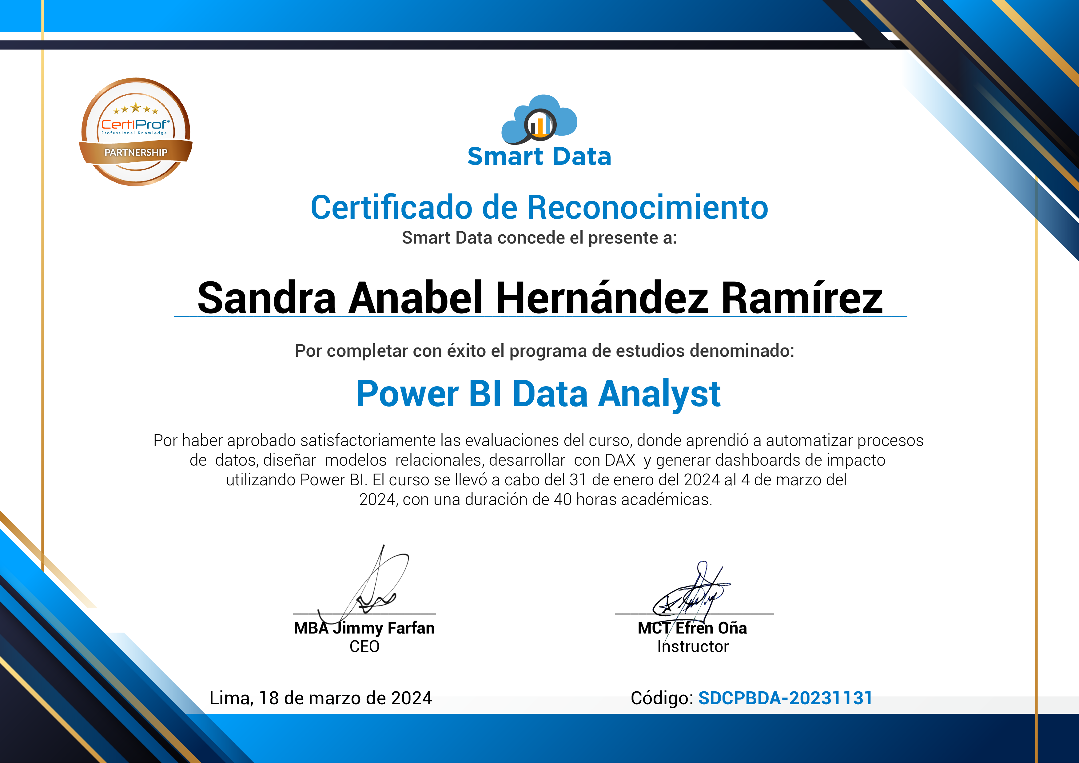 Certificados Smart Data
