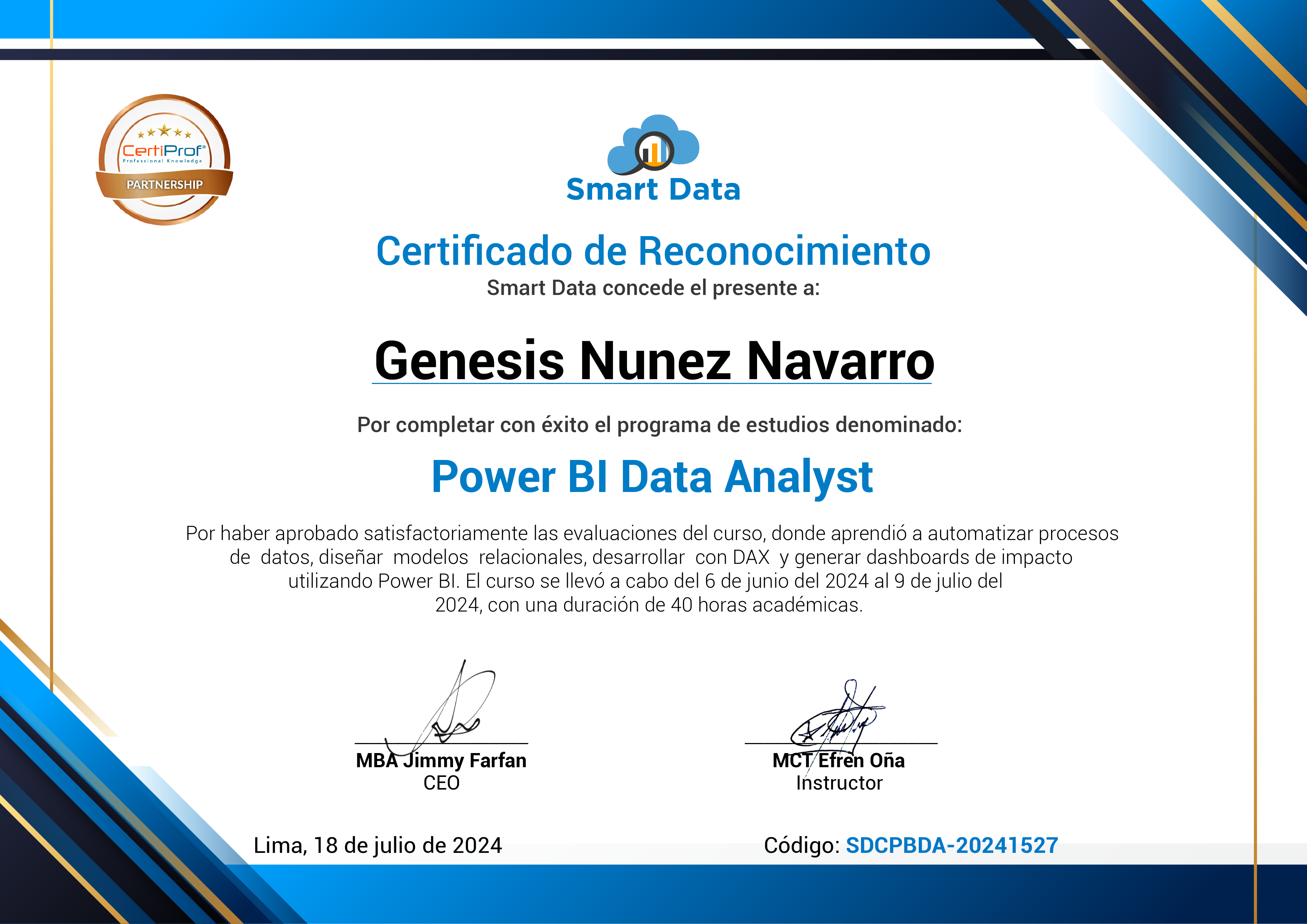 Certificados Smart Data