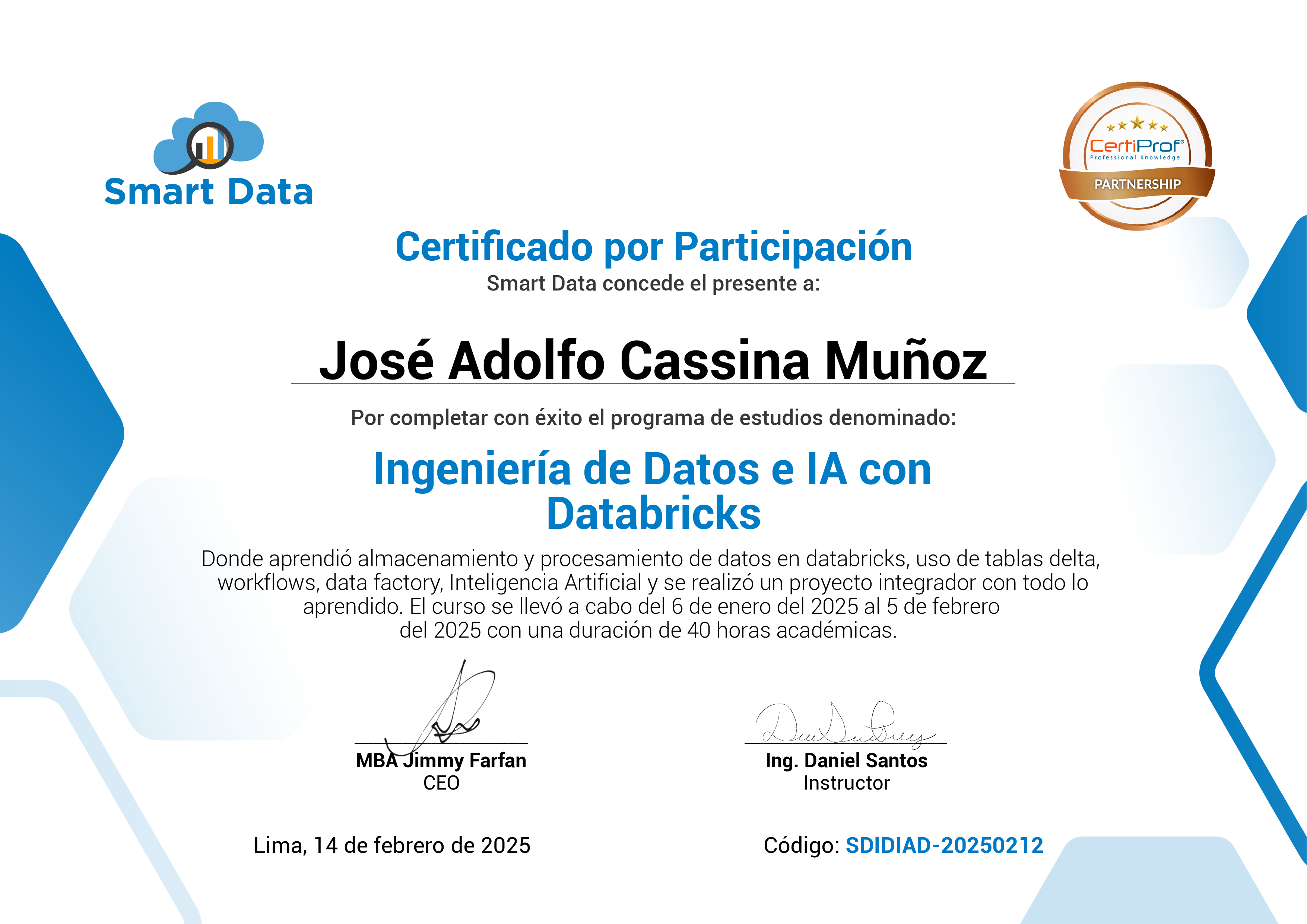 Certificados Smart Data